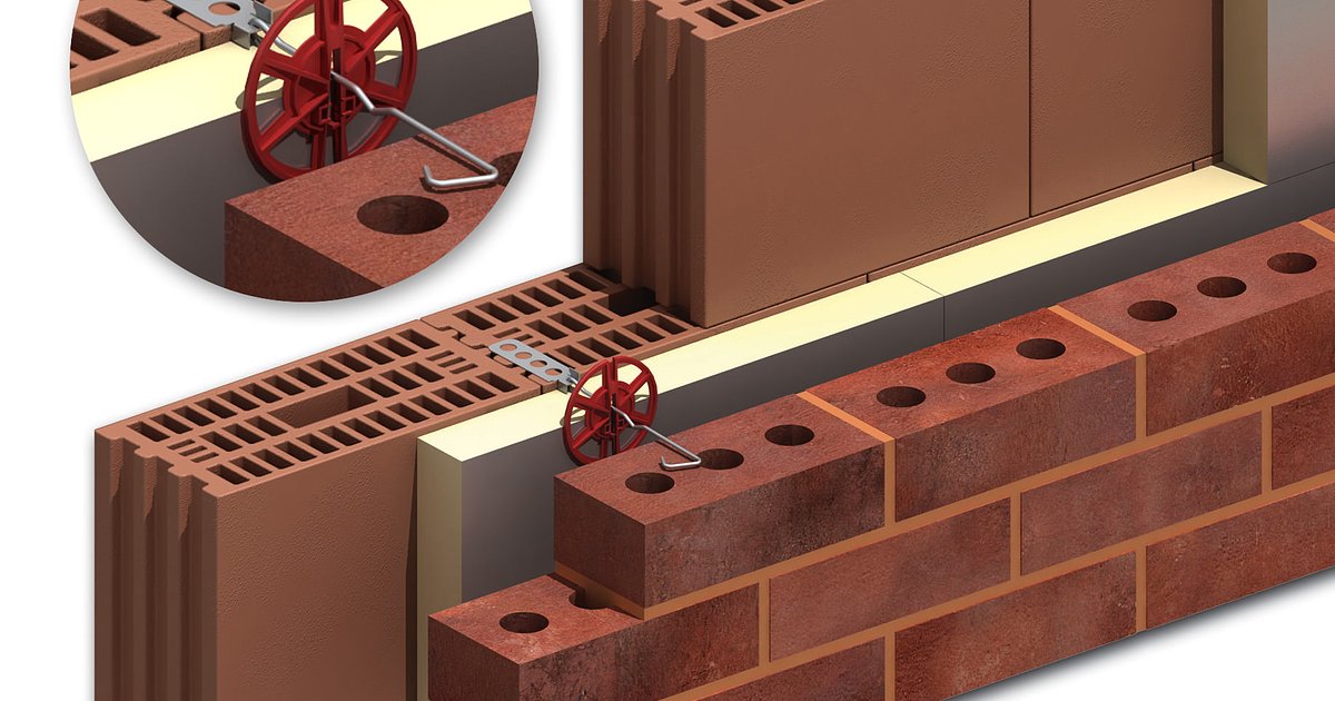 NEW: Ancon Two-Part Wall Tie for Cellular Clay Blockwork | Ancon