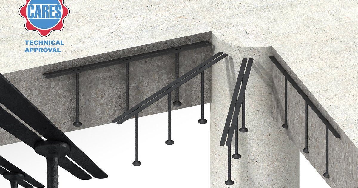 CARES-approved and EC2-Compliant Punching Shear Reinforcement | Ancon