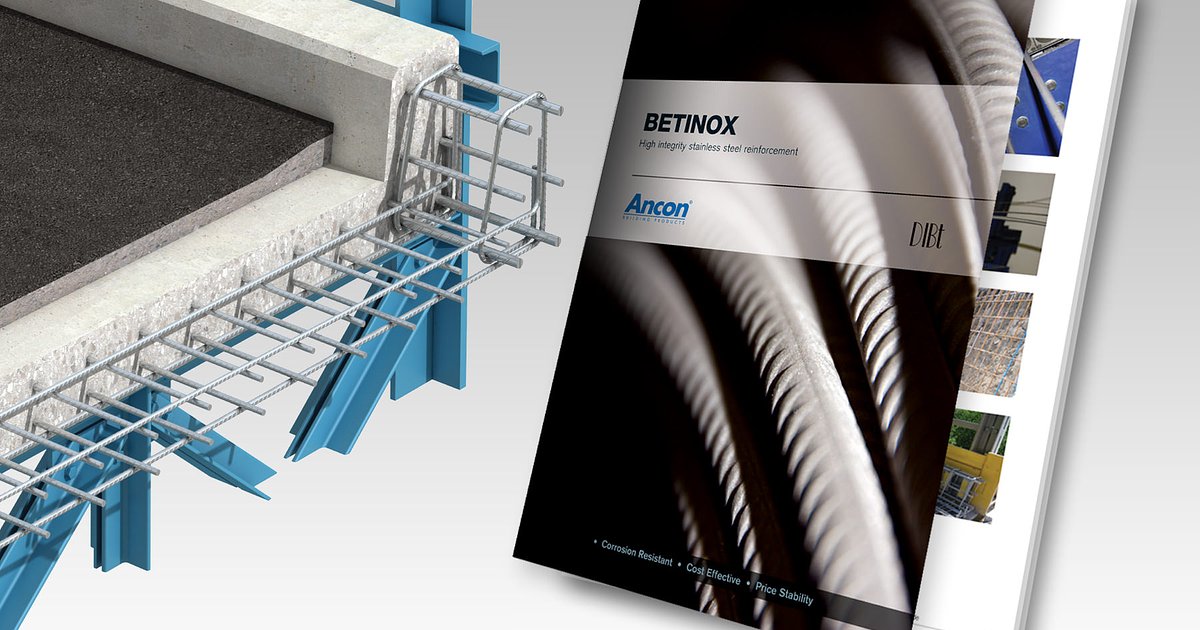 Ancon introduces a new range of stainless steel reinforcement | Ancon