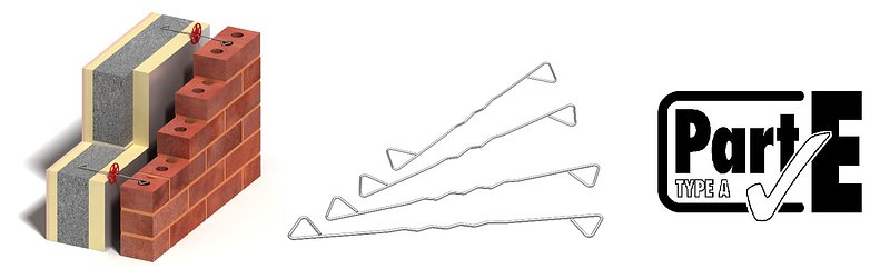 Acoustic Wall Ties for Internal Separating (Party) Walls | Ancon