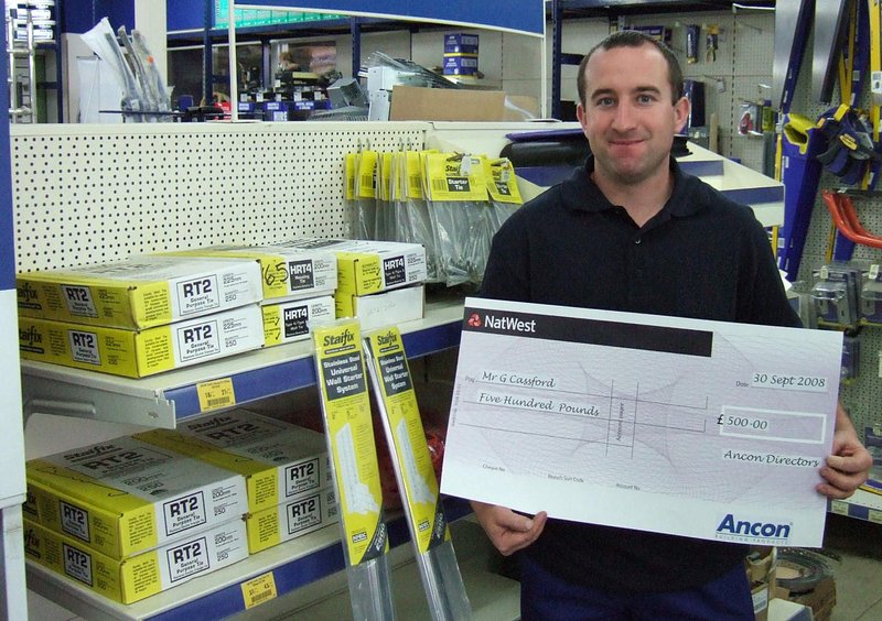 Ancon’s £500 Cash Prize Winner | Ancon