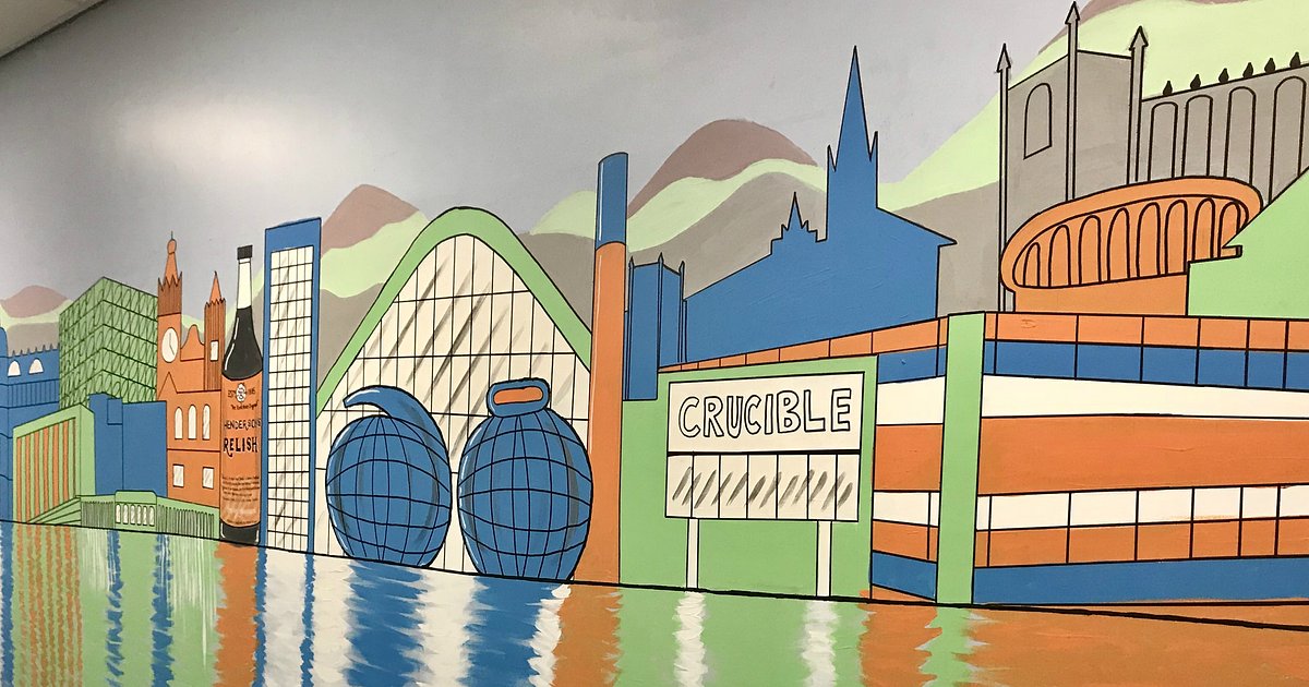 Office extension decorated with unique Sheffield-inspired mural | Ancon